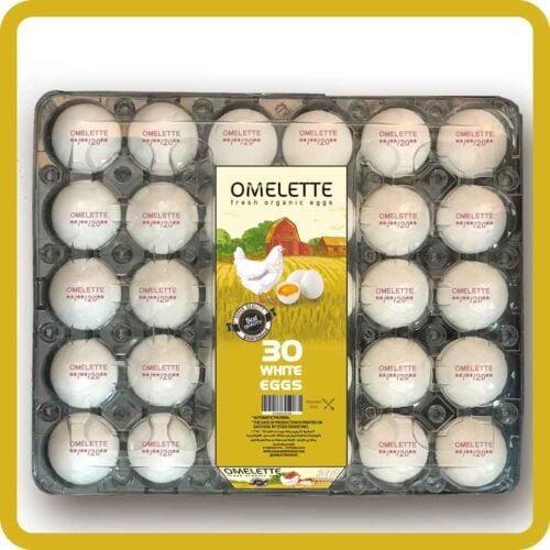 30 White Eggs – Omelette
